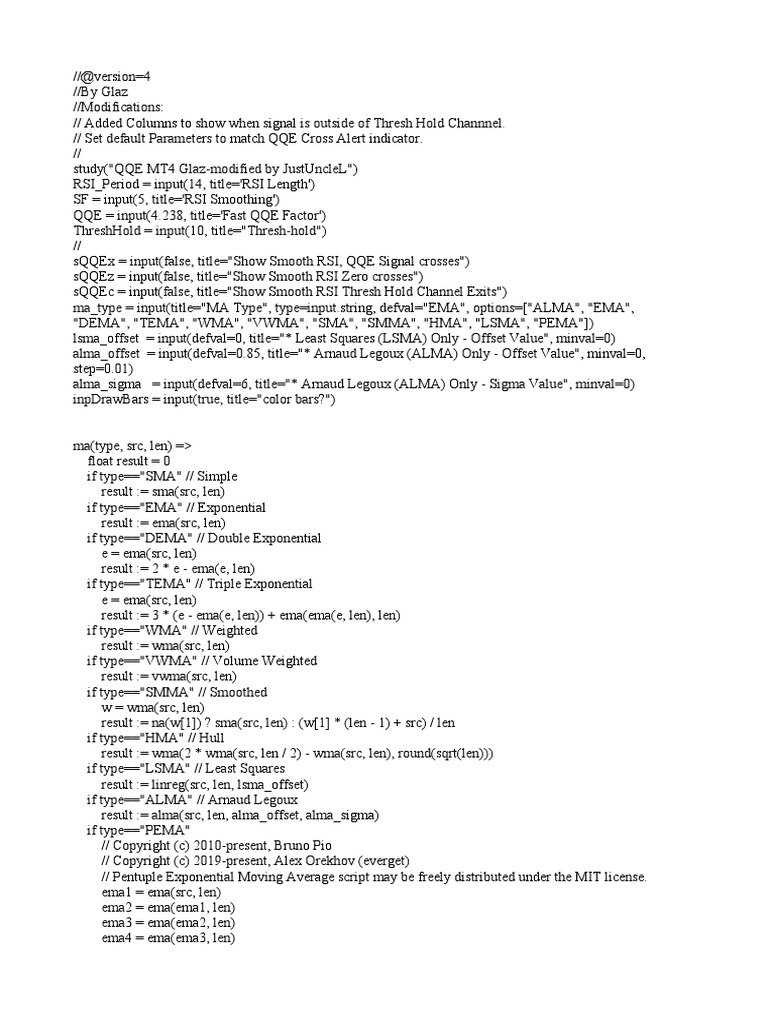 Qqe MT4 | PDF | Applied Mathematics | Statistical Inference