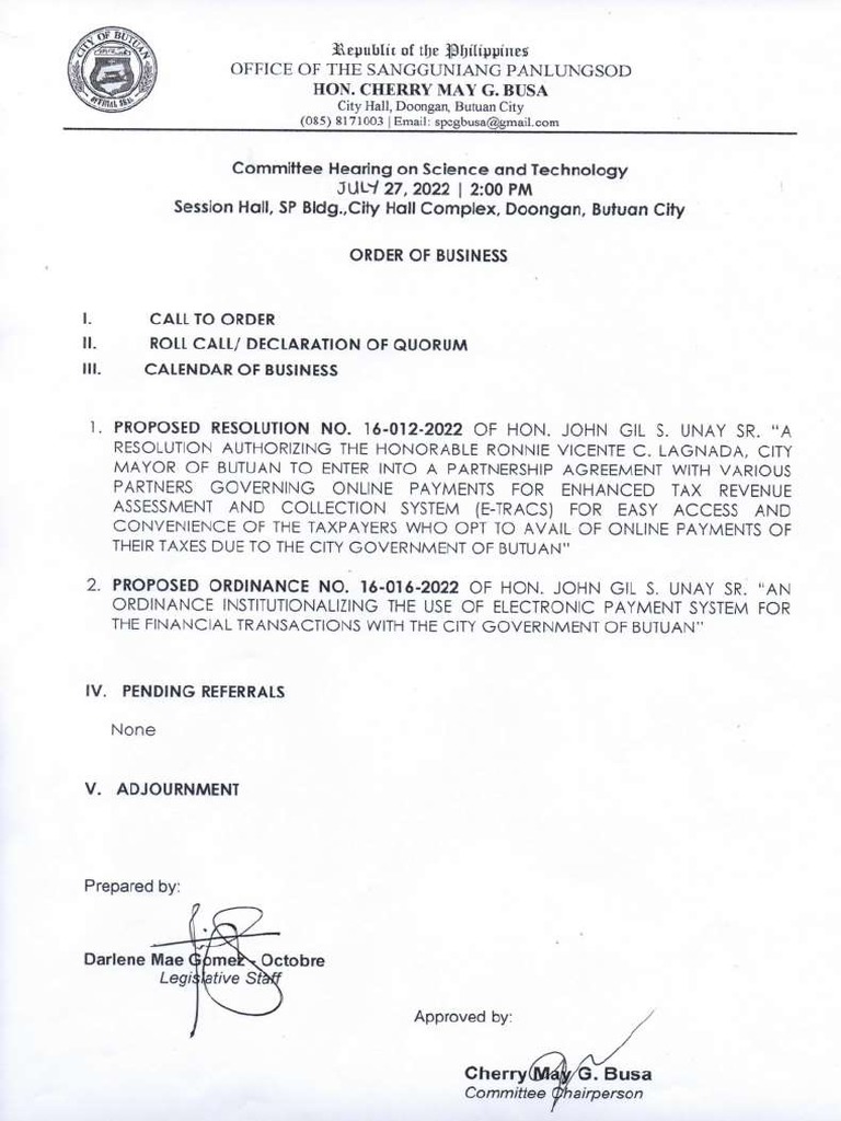 Committee On Science & Technology | PDF