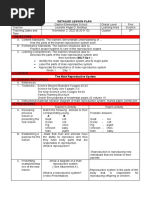 DETAILED LESSON PLAN Reproductive System | PDF | Reproductive System ...