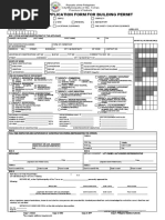 Unified Application Form For Building Permit: Office of The Building ...