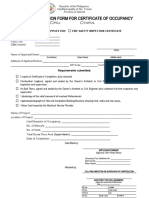 Unified Application for Occupancy Certificate | PDF