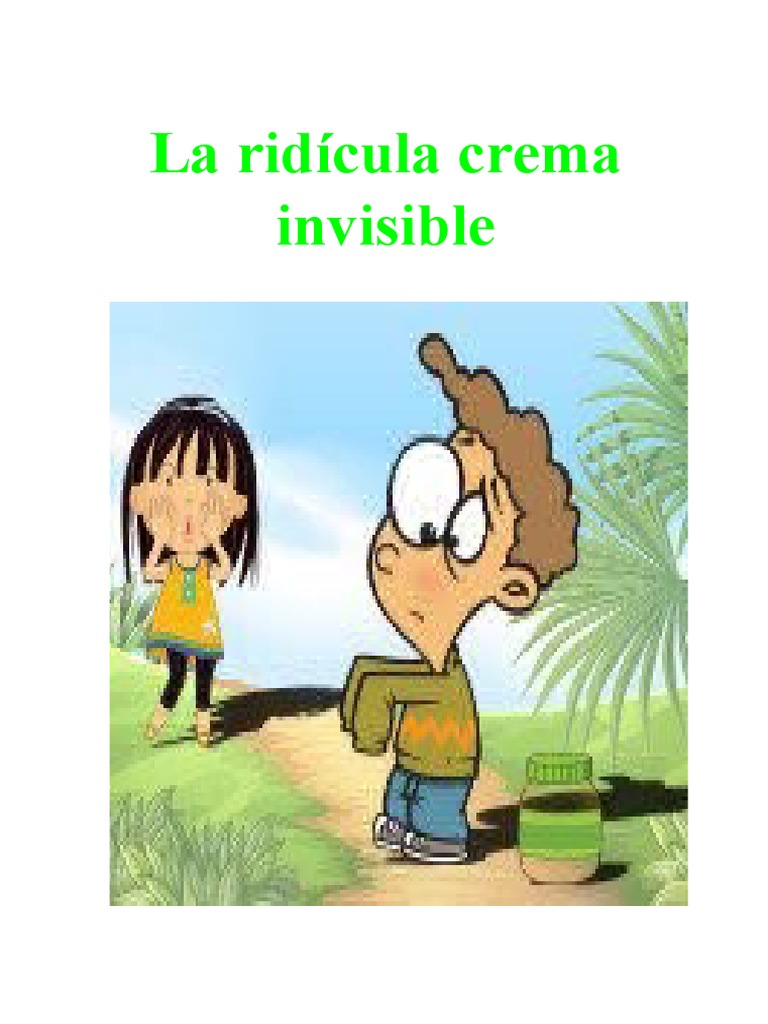 La Ridícula Crema Invisible | PDF