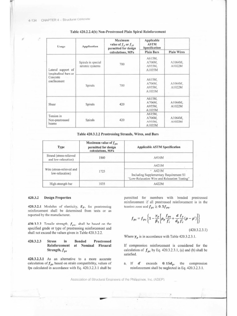 NSCP Code For Quiz 3 Topics | PDF