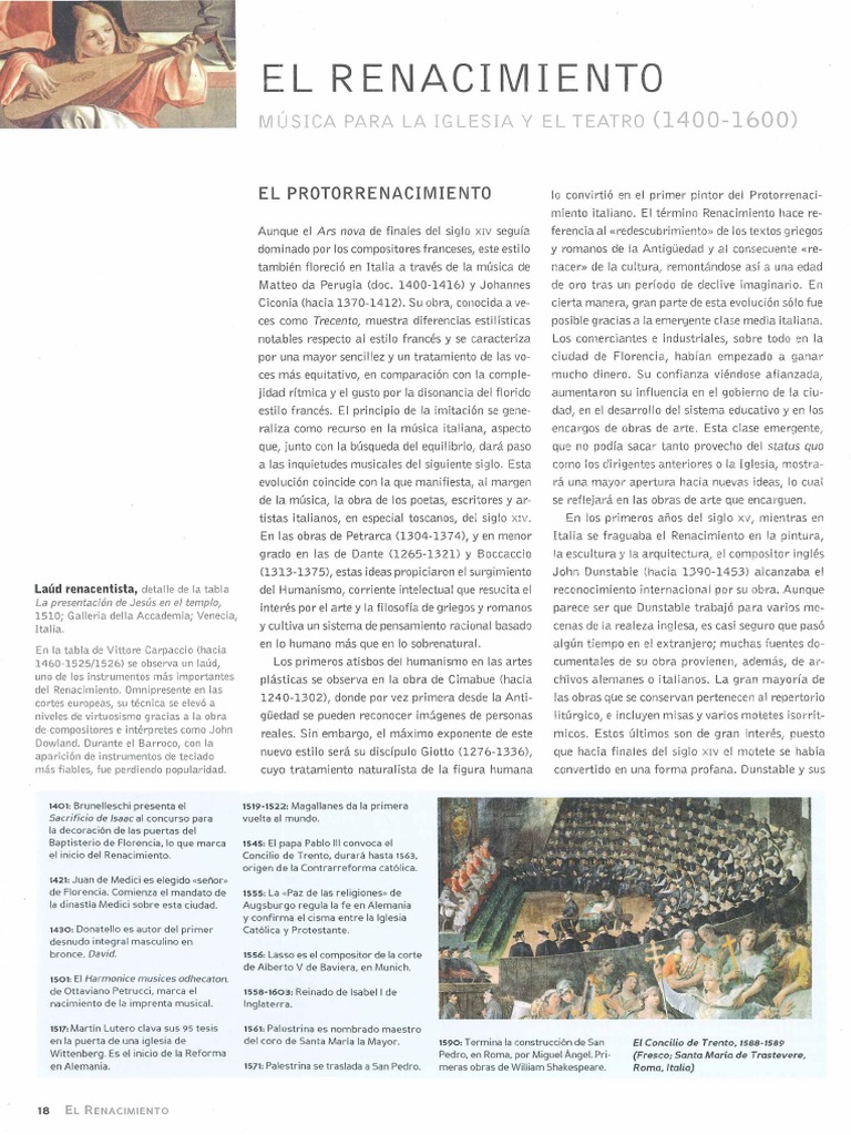 Cap 3 El Renacimiento | PDF | Renacimiento