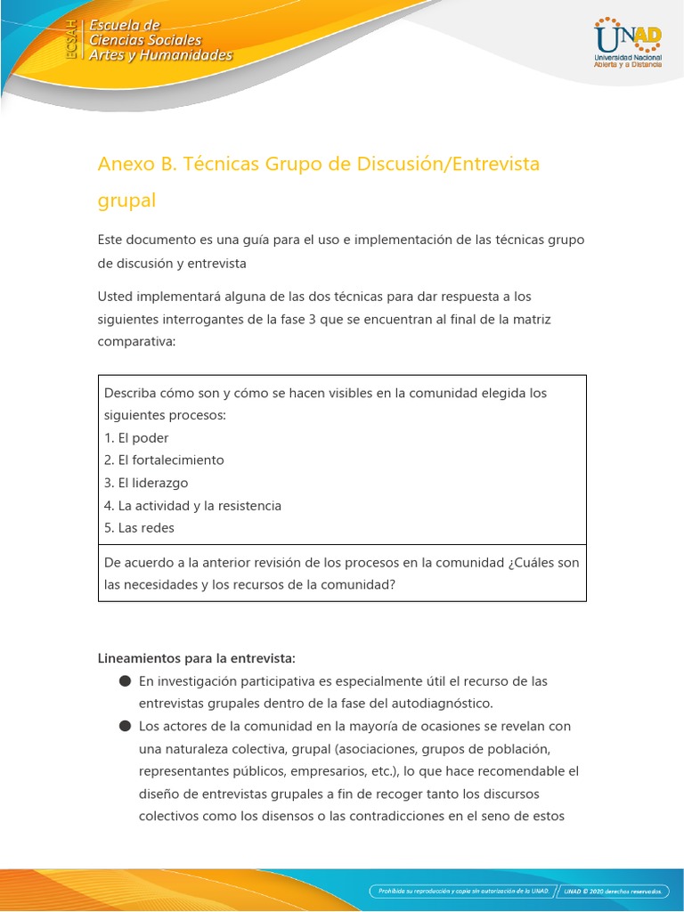 Técnicas de Entrevista y Discusión Grupal | PDF | Cognición | Ciencia cognitiva