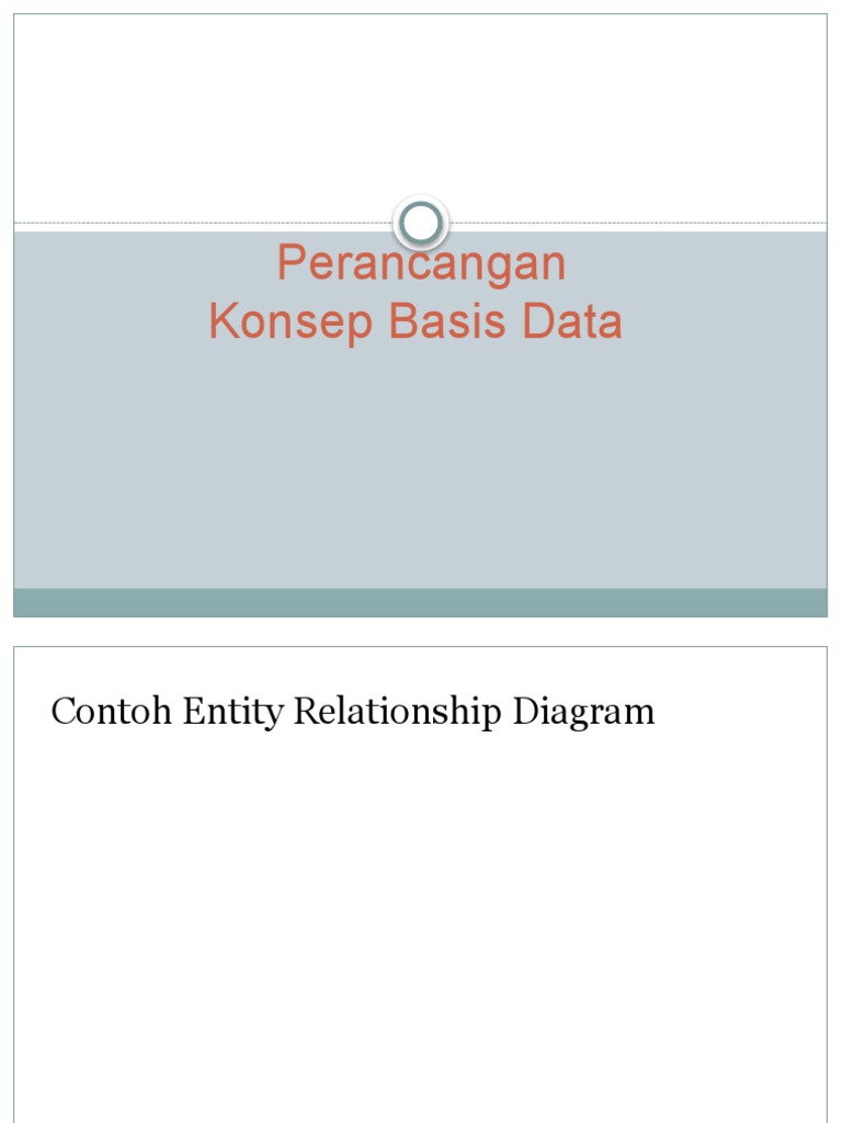 Transformasi ERD ke LRS dalam Basis Data | PDF