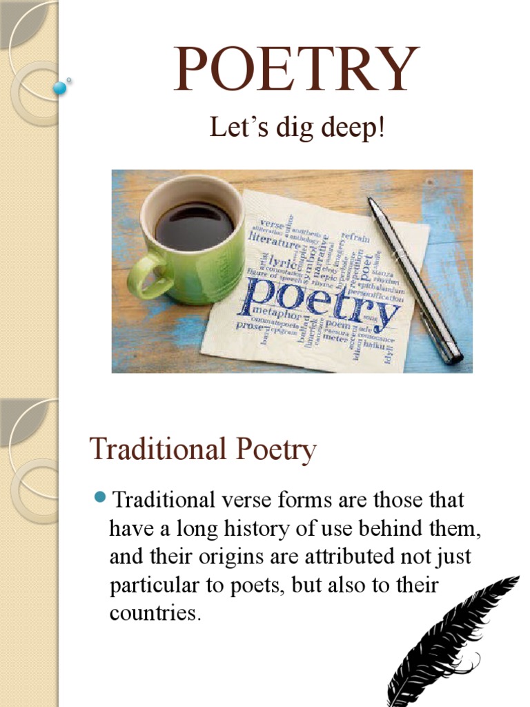 Traditional Poetry | Download Free PDF | Poetry | Metre (Poetry)