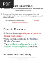 Understanding the HURIER Listening Model | PDF | Understanding | Memory