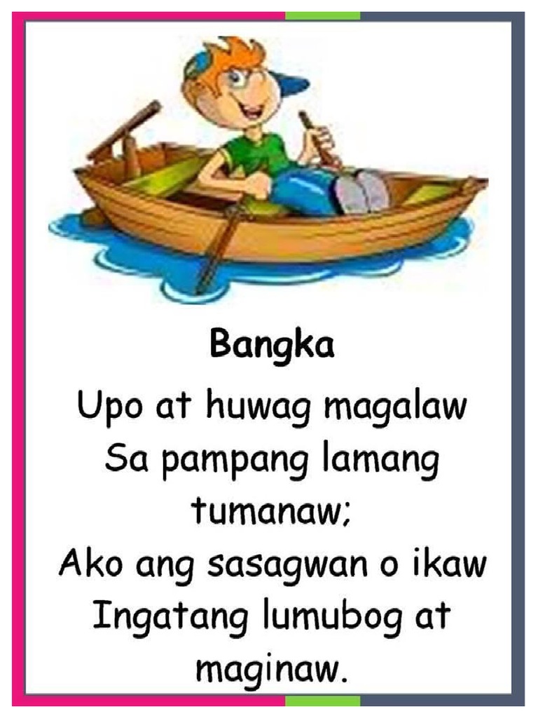 Rhymes and Tula For Kids Grade 1 | PDF