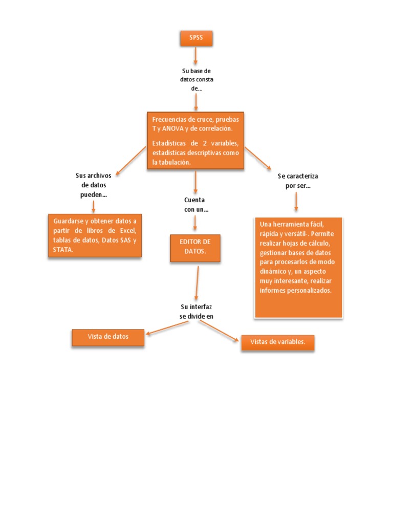 Mapa Conceptual de SPSS | PDF