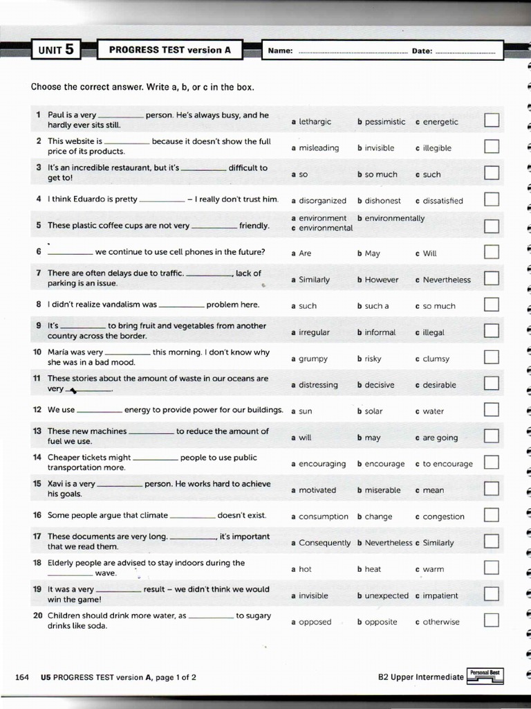Reveiw Units 4-6 Extra Point | PDF