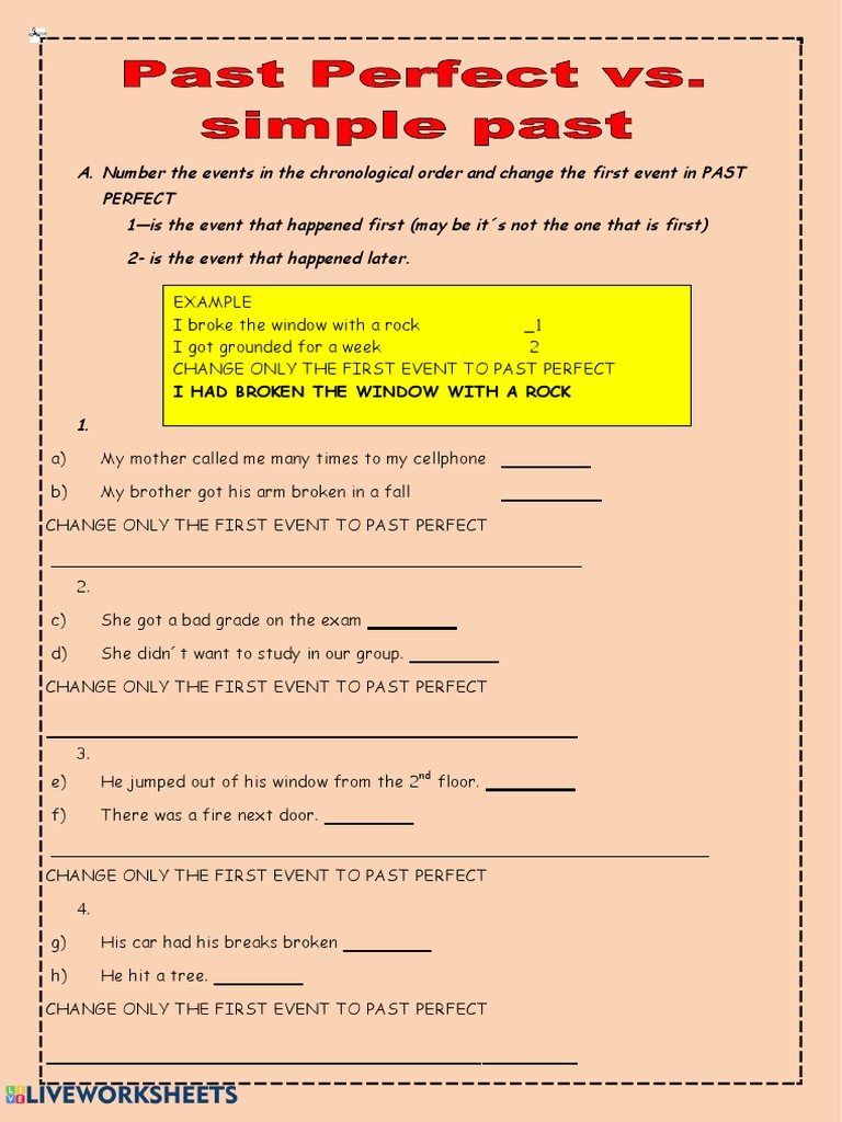 Past Perfect Vs Simple Past | Download Free PDF | Linguistics | Grammar