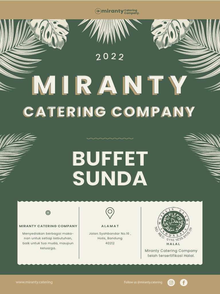 Halal Sundanese Catering Bandung | PDF