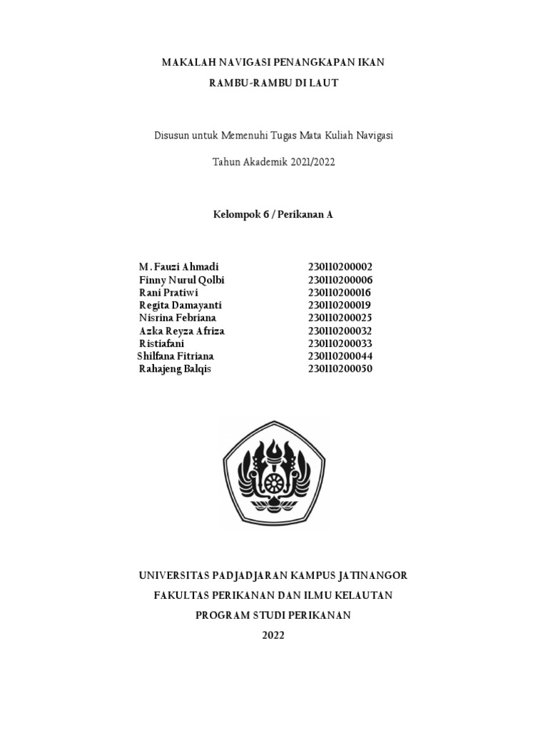 Makalah Navigasi Rambu Laut | PDF
