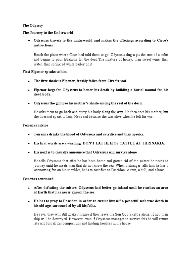 The Odyssey Script | PDF | Odysseus | Odyssey
