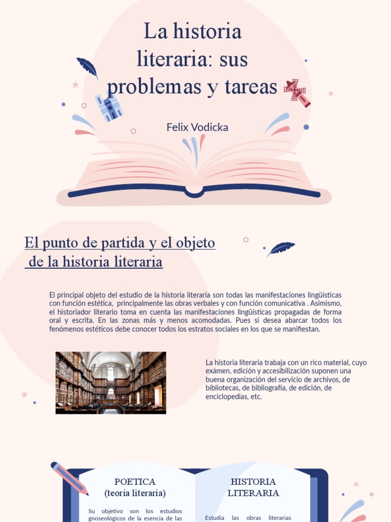 Historia literaria y sus elementos clave | PDF | Evolución | Estética