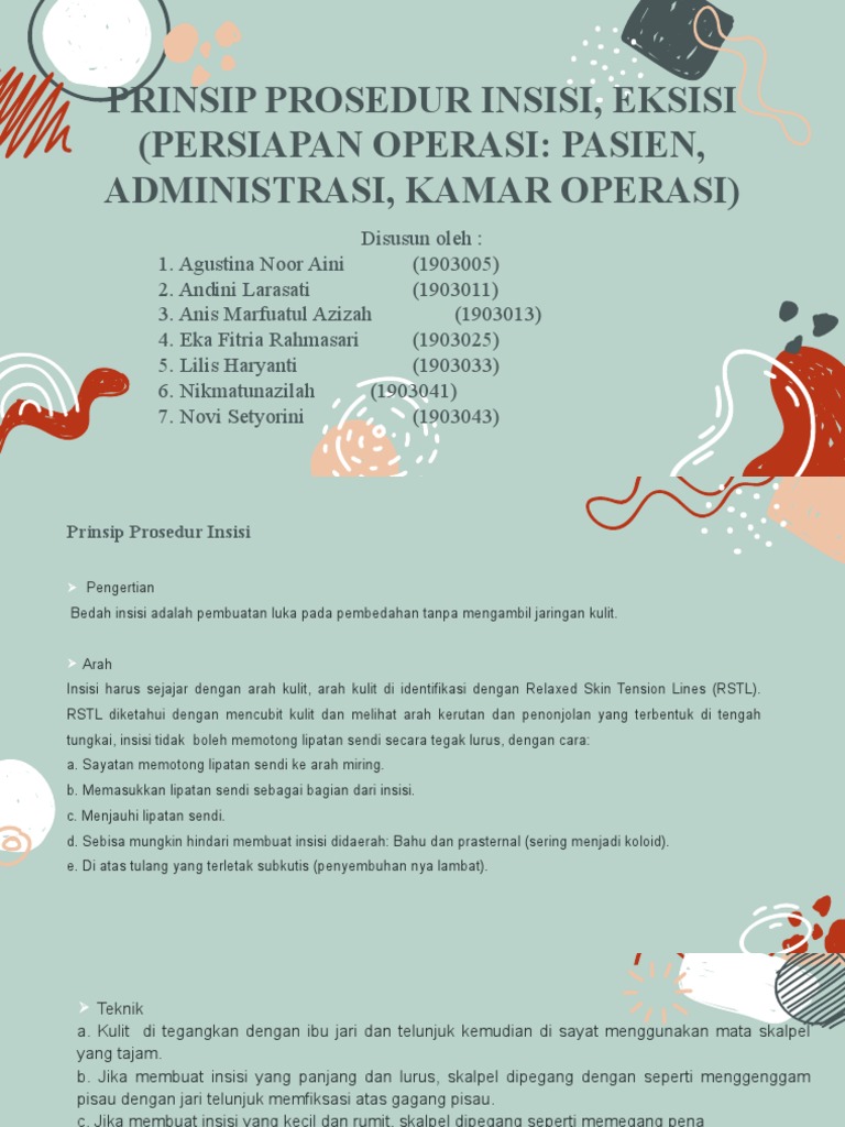 Panduan Insisi dan Eksisi Bedah | PDF