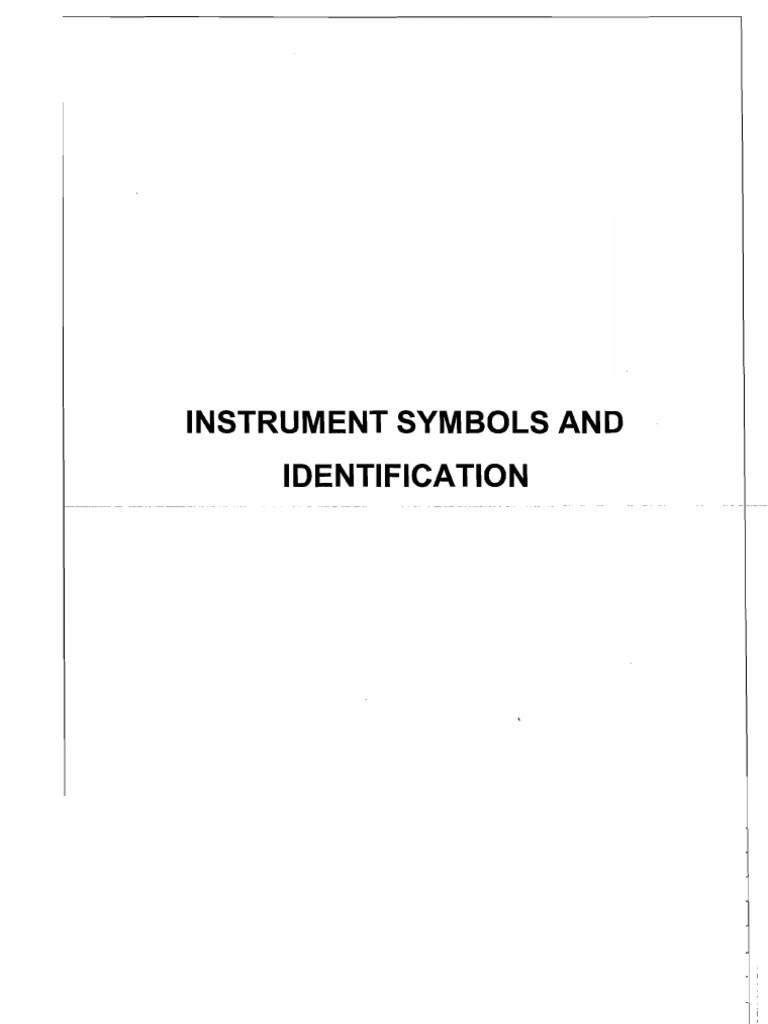 Instrument Symbols and Tagging Guide | PDF | Specification (Technical ...