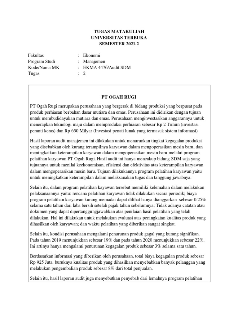 Tugas.2-Audit SDM | PDF