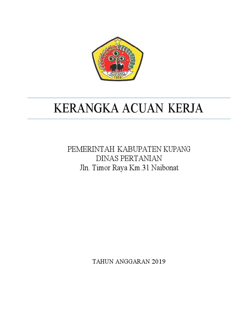 Pembangunan Embung Pertanian Kupang | PDF