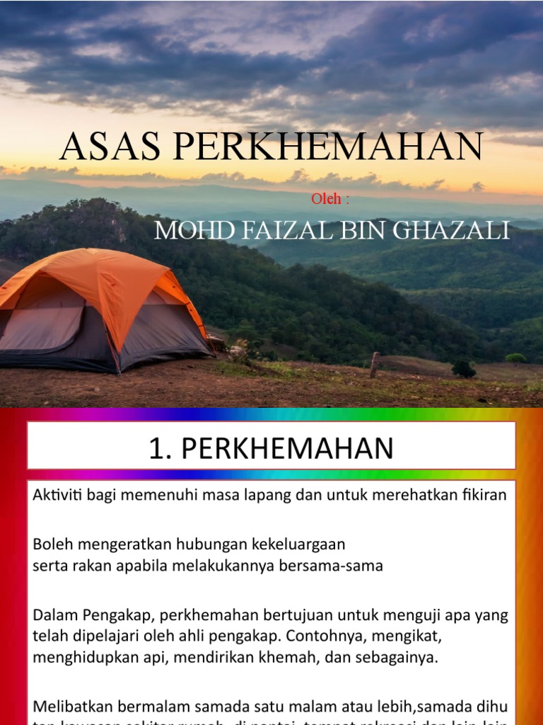 Asas Perkhemahan Pengakap | PDF