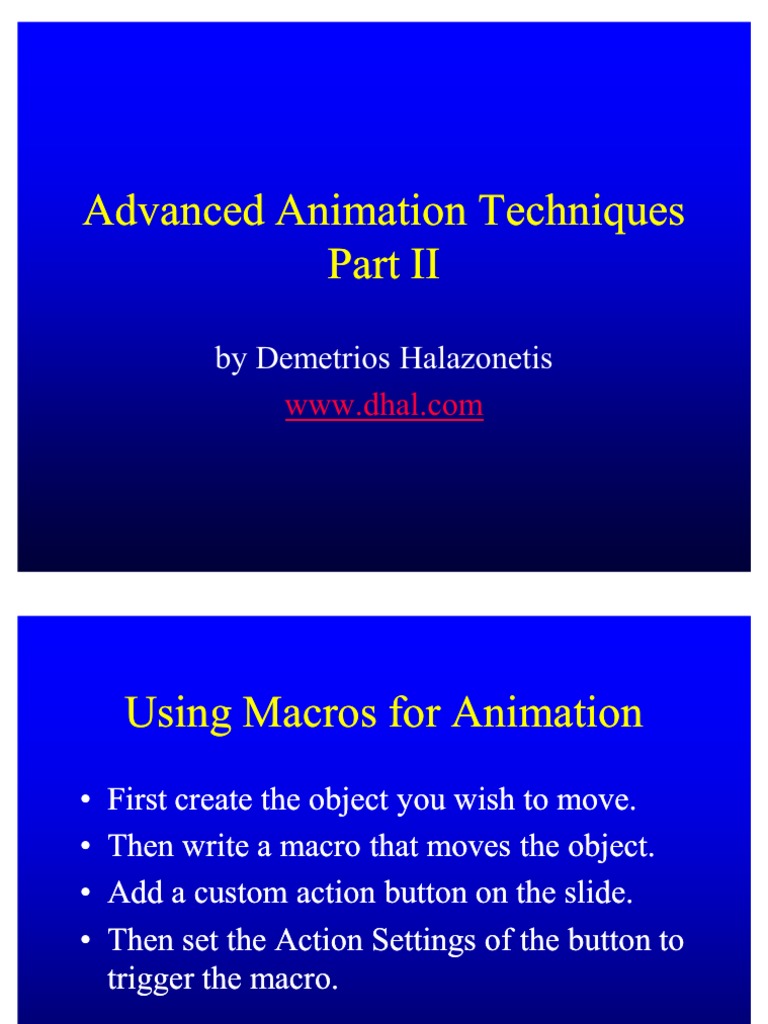 Advanced Animation 2 | PDF | Computers