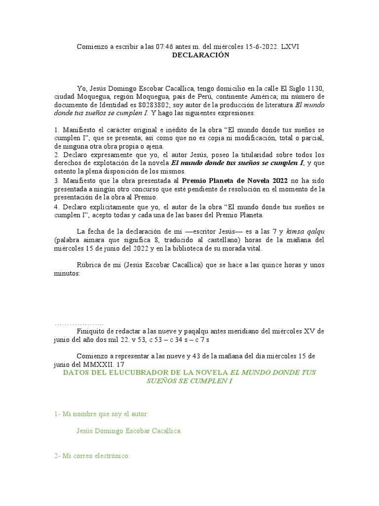 Documentos de Concursos | PDF | Perú