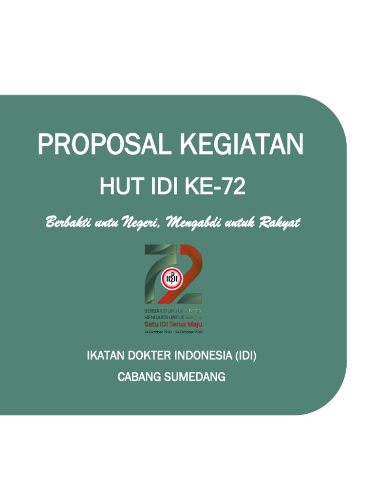 Fix Proposal Hut Idi | PDF