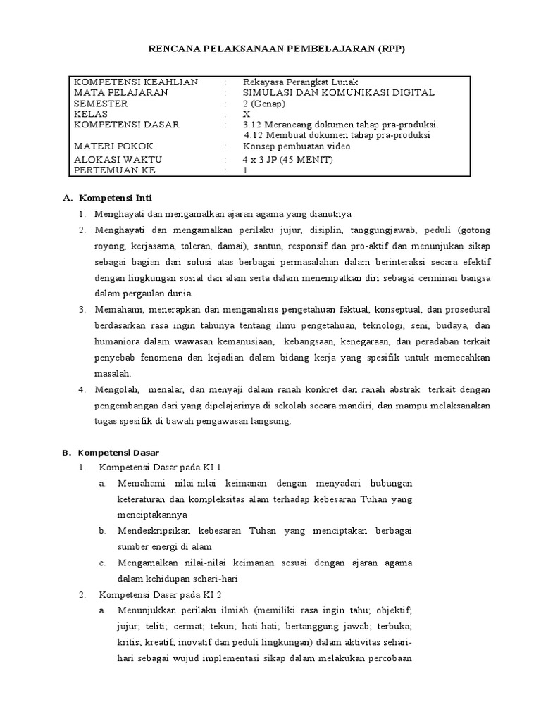 3.12 Merancang Dokumen Tahap Pra-Produksi. | PDF