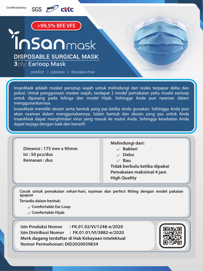 Brosur-Insan Mask-EarLoop-251120 | PDF