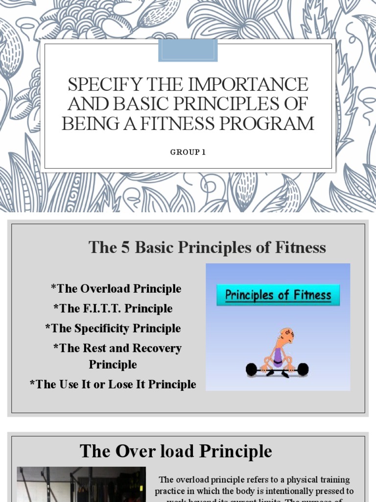 Specify The Importance and Basic Principles of Being | PDF | Physical ...