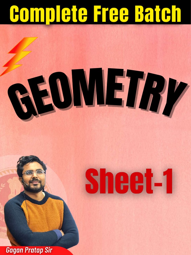 Complete Practice of Geometry by Gagan Pratap Sir | PDF | Circle | Triangle