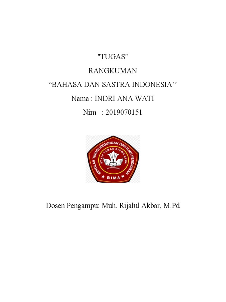 BAhasa Indri Ana Wati | PDF