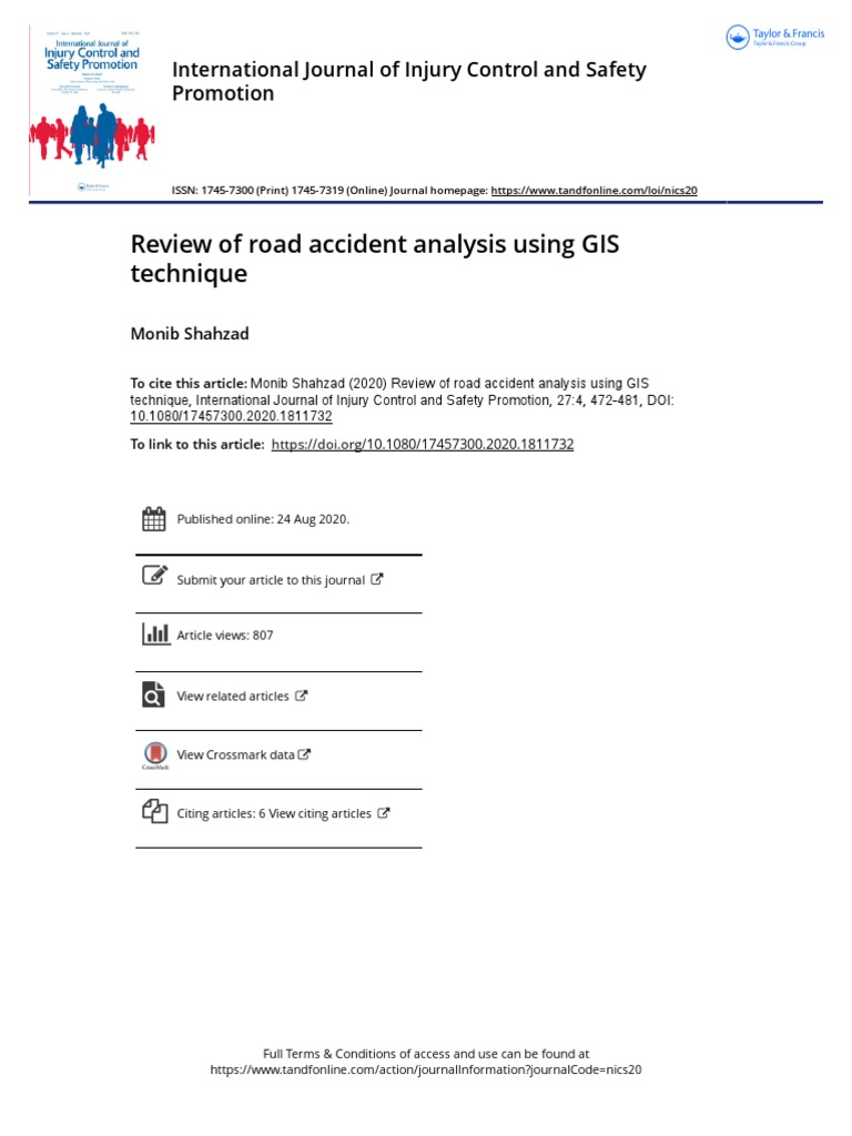 Review of Road Accident Analysis Using GIS Technique | PDF | Geographic Information System ...
