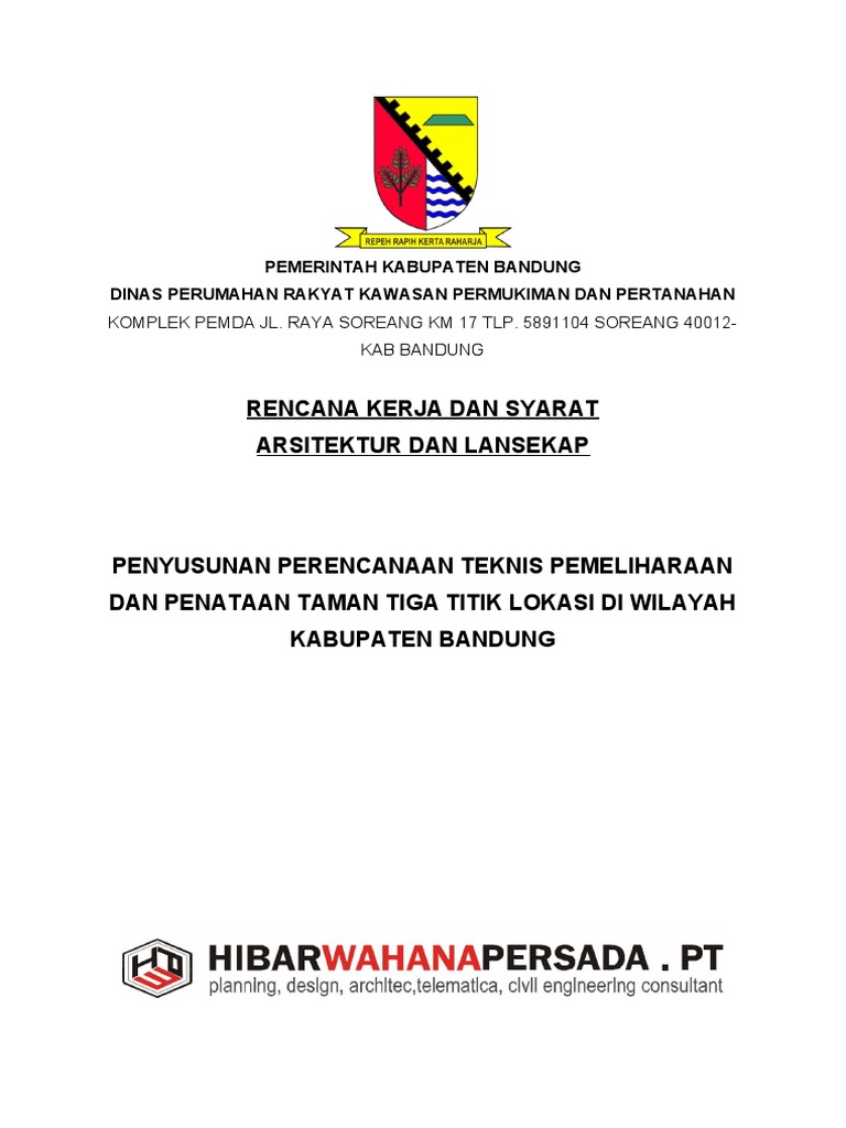 RKS 3 Titik - Pt. Hibar Wahana Persada | PDF | Seni | Komputer