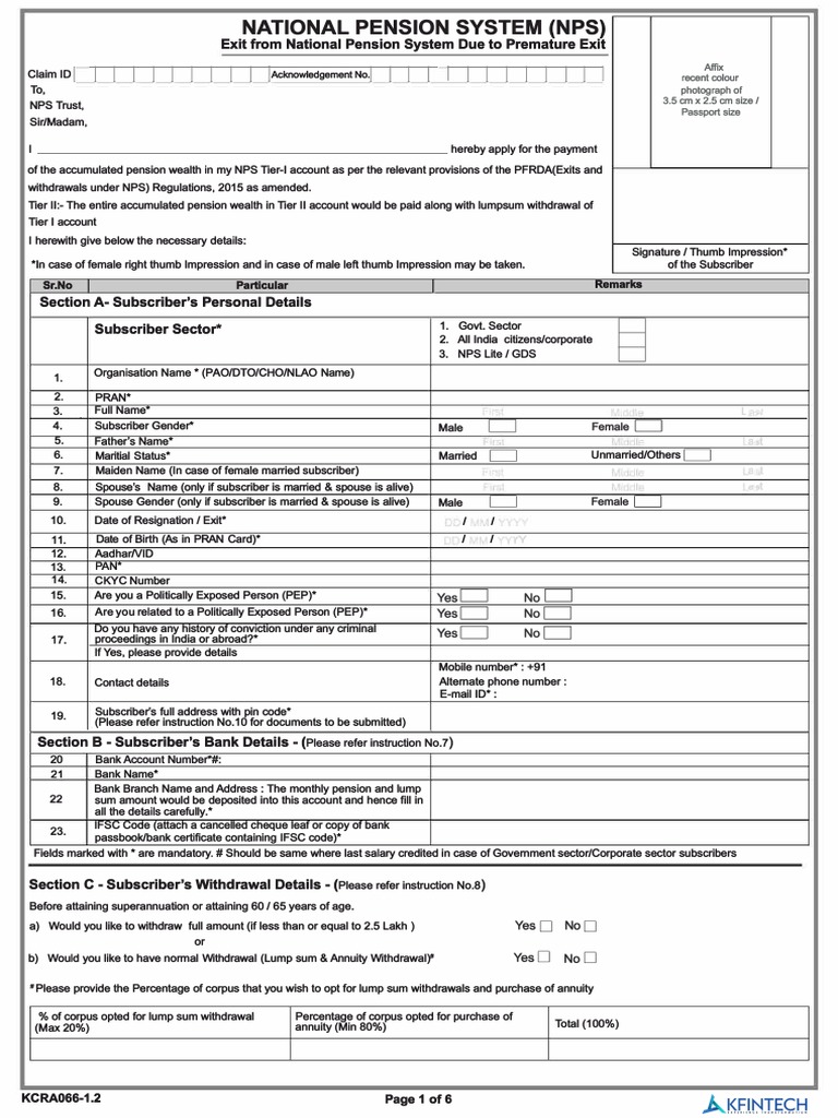 Premature Withdrawal Form - 102 | PDF | Life Annuity | Financial Services