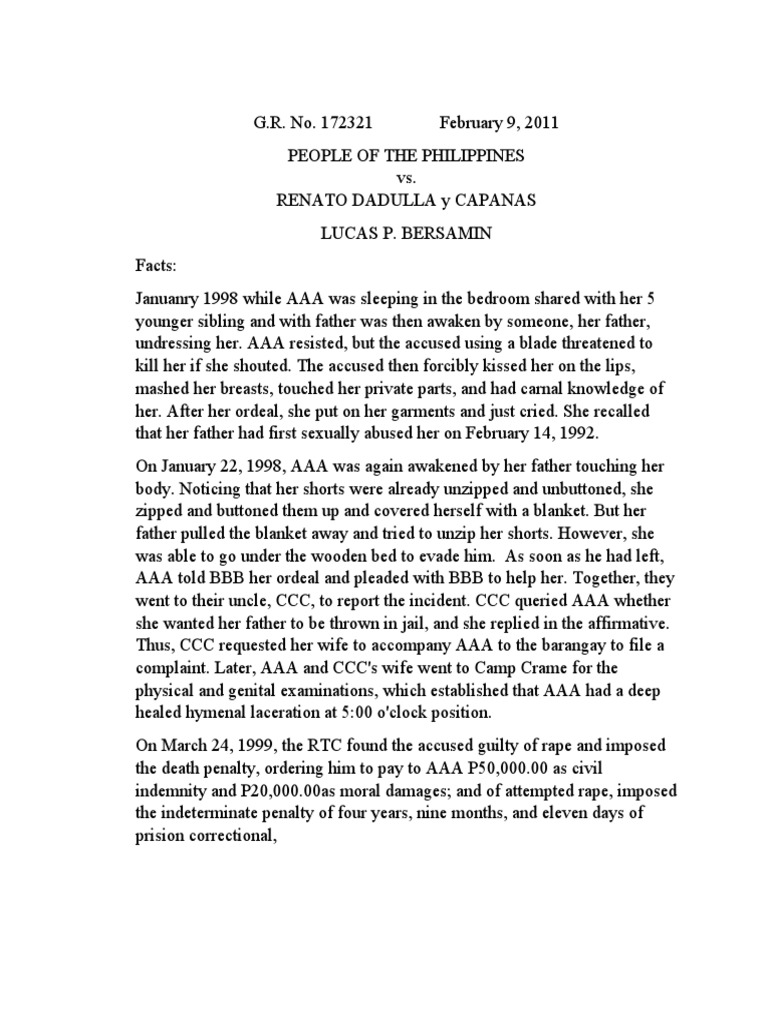 PP V Dadulla | PDF | Rape | Crimes