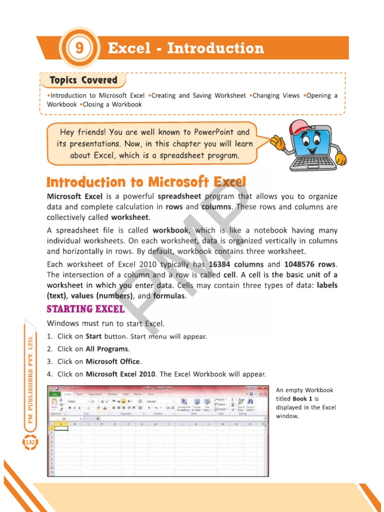 Chapter-9 Excel | PDF
