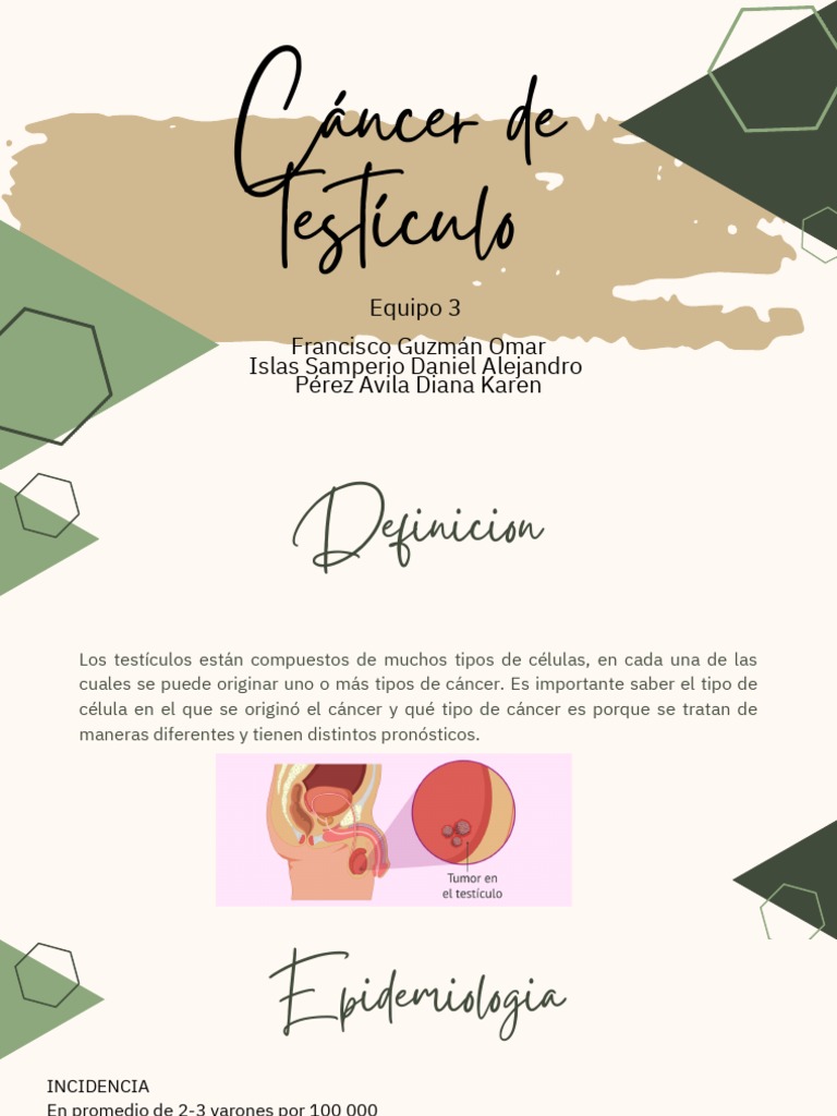 Cancer de Testiculo | PDF | Cáncer | Neoplasias