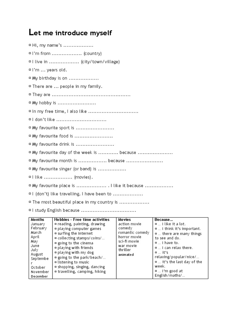 Speaking Lesson 1 - Self Introduction and Shopping Around | PDF