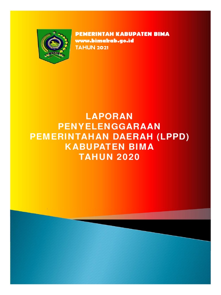 Buku Lengkap LPPD Kabupaten Bima Tahun 2020 | PDF