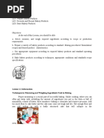 Module 2 Bread and Pastry | PDF | Breads | Dough