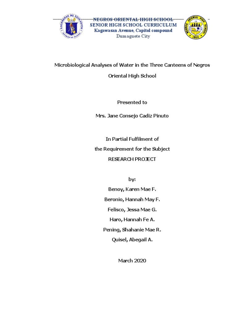 Title Research Project Edited | PDF