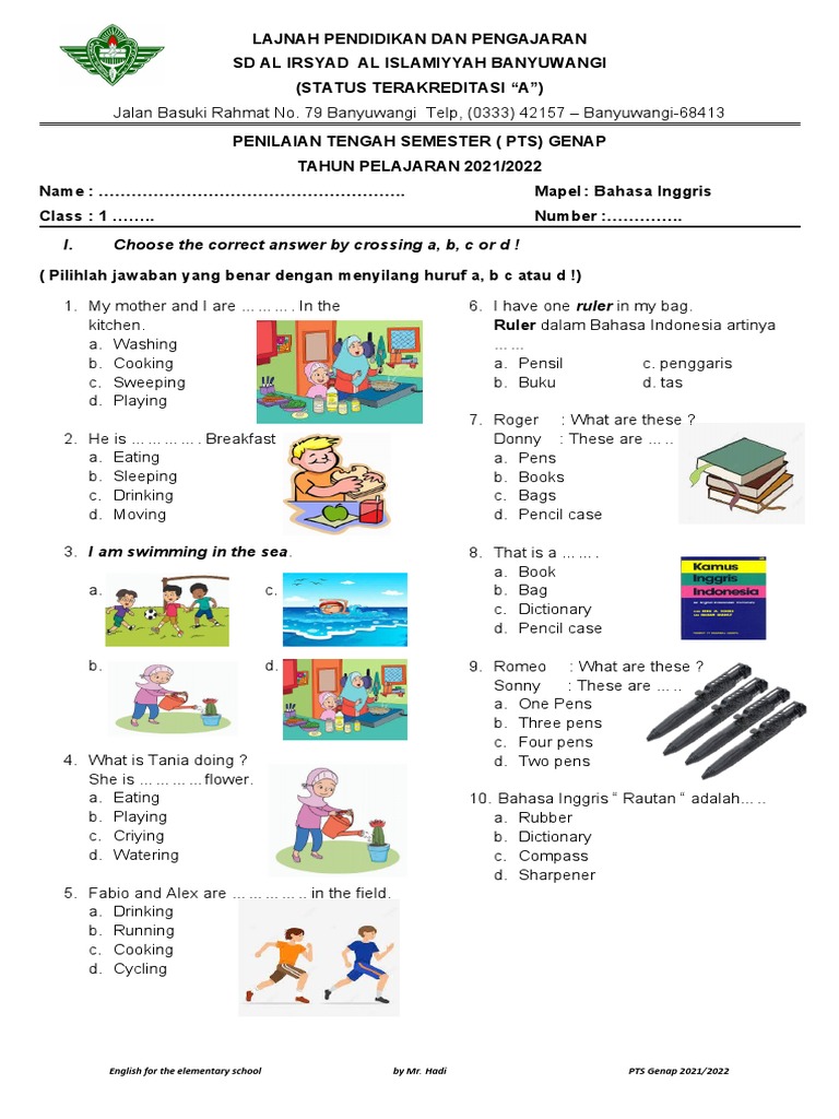 Soal PTS Genap 2122 | PDF