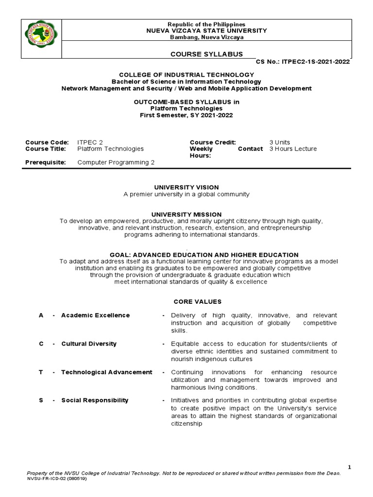 ITPEC2 - Platform Technologies | PDF | Operating System | Computing