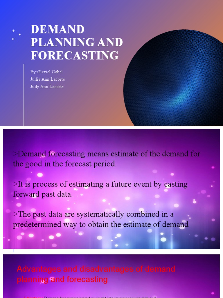 3.demand Planning and Forecasting - PPTM | PDF | Forecasting | Sales