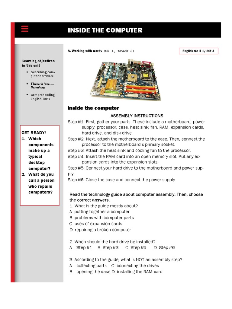 Tik 1 U3 | PDF | Computer Hardware | Computing