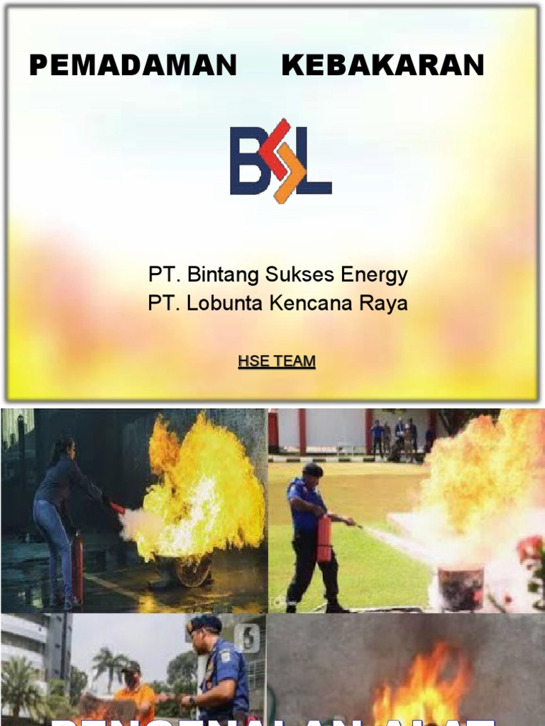 Materi Pemadaman Kebakaran BSL | PDF | Griya & Taman | Sains & Matematika