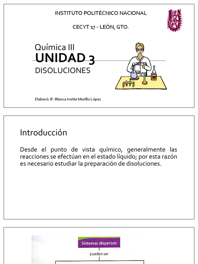 Tema 3.1 Introducción A Las Disoluciones | PDF | Concentración | Solubilidad