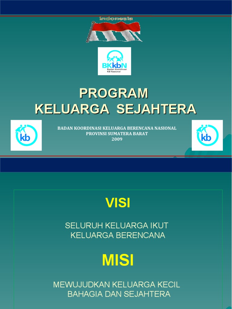 Keluarga Sejahtera: Tahapan dan Indikator | PDF